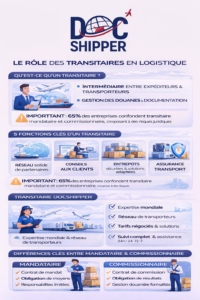 Transitaire : rôle, missions et choix en 2026