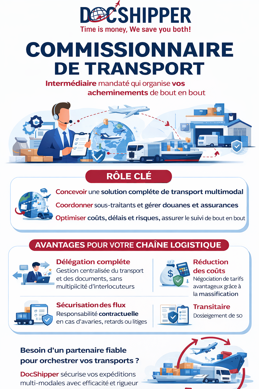 Commissionnaire de transport : guide en 2026