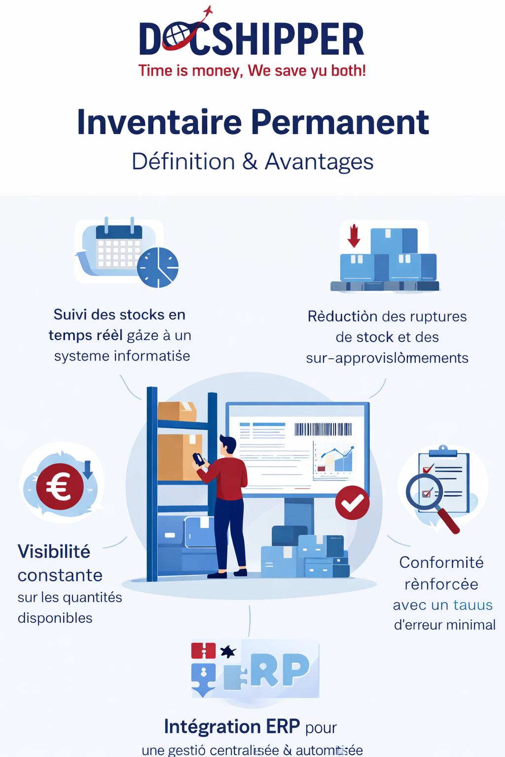 Inventaire Permanent : Définition et Calcul en 2026 DocShipper