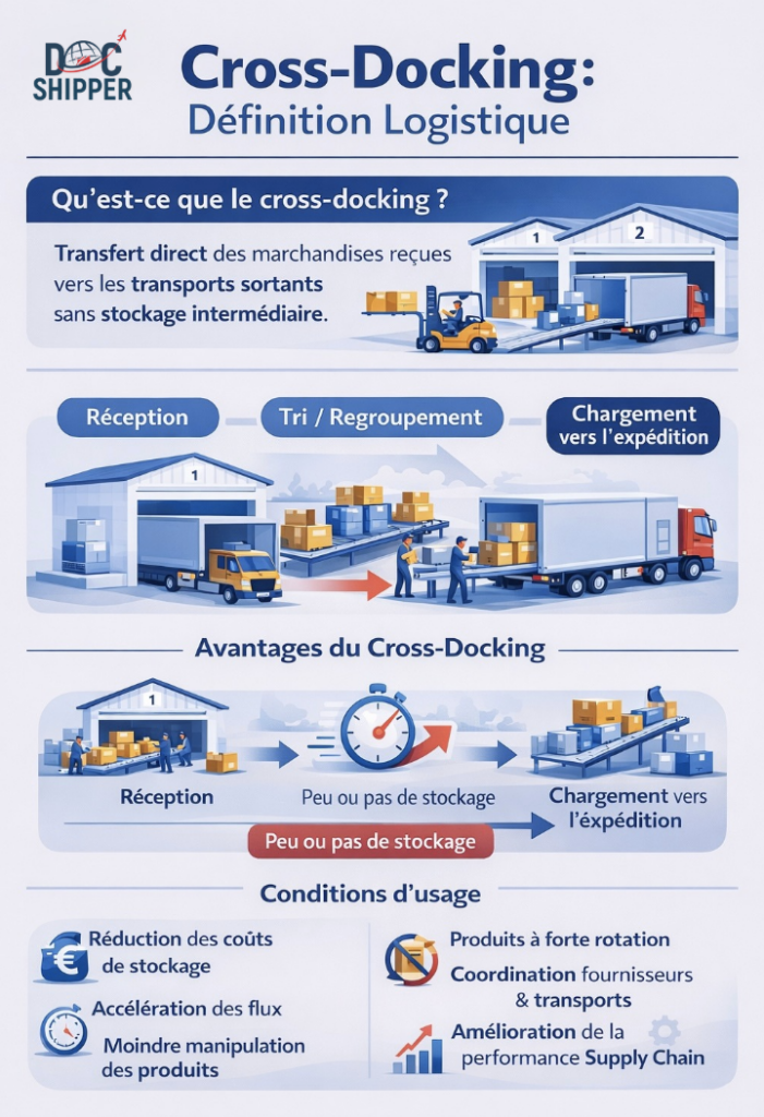 Cross Docking : définition et avantages en 2026 | DocShipper